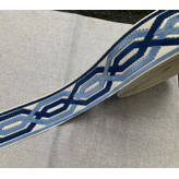 Rose Lace And Braid Woven Embroidery Velvet Fabric Tape 3.5" Width Trim ...