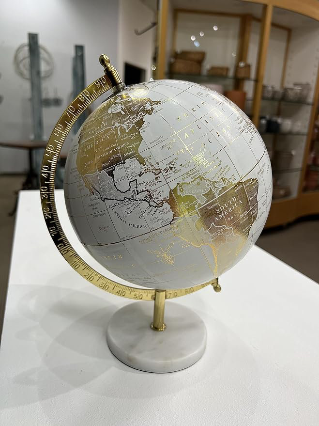 Mercer41 Stone Tabletop Globe | Wayfair