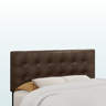 Latitude Run® Radius Bed, Full Size, Upholstered, Brown Leather Look ...