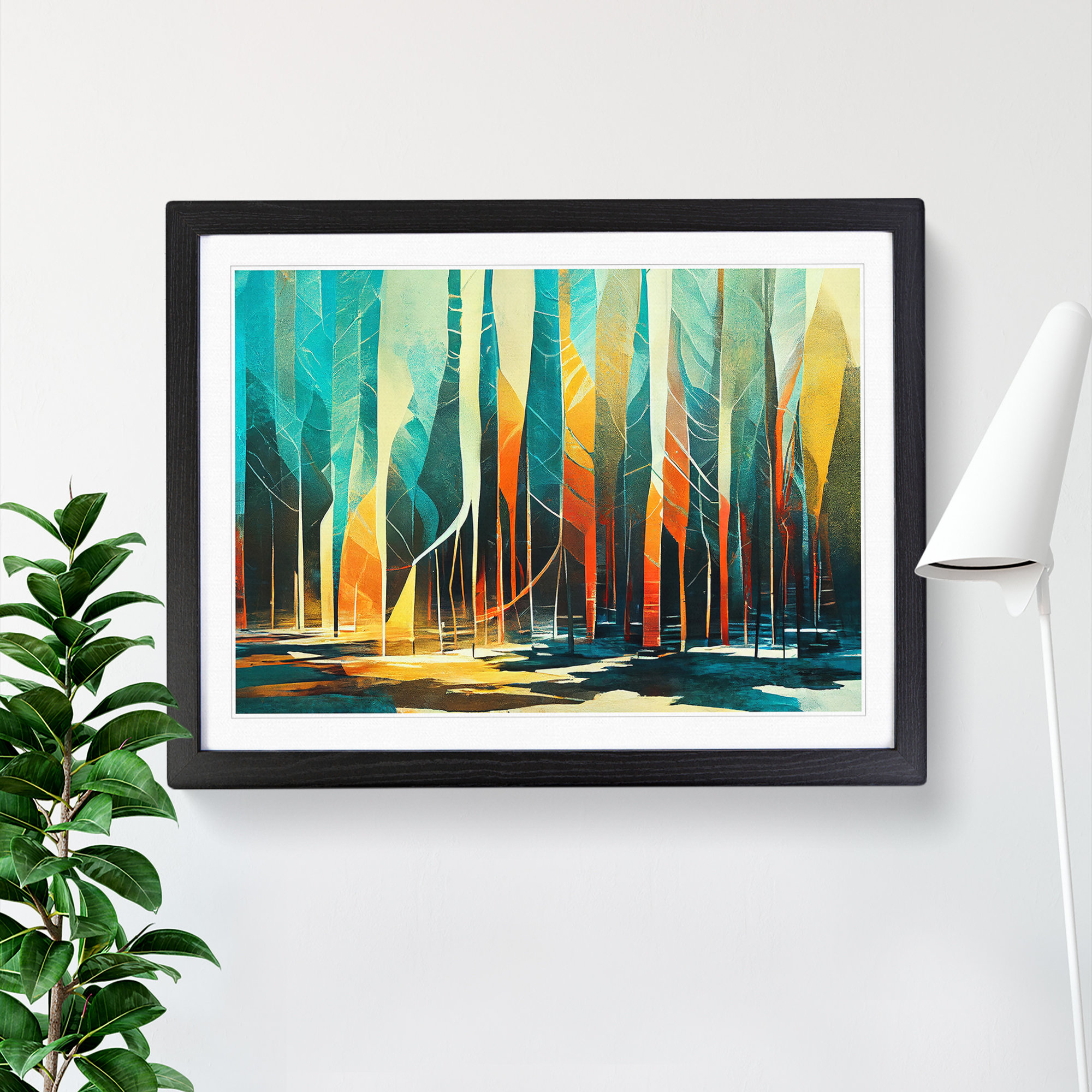 17 Stories Modern Abstract Forest | Wayfair.ie