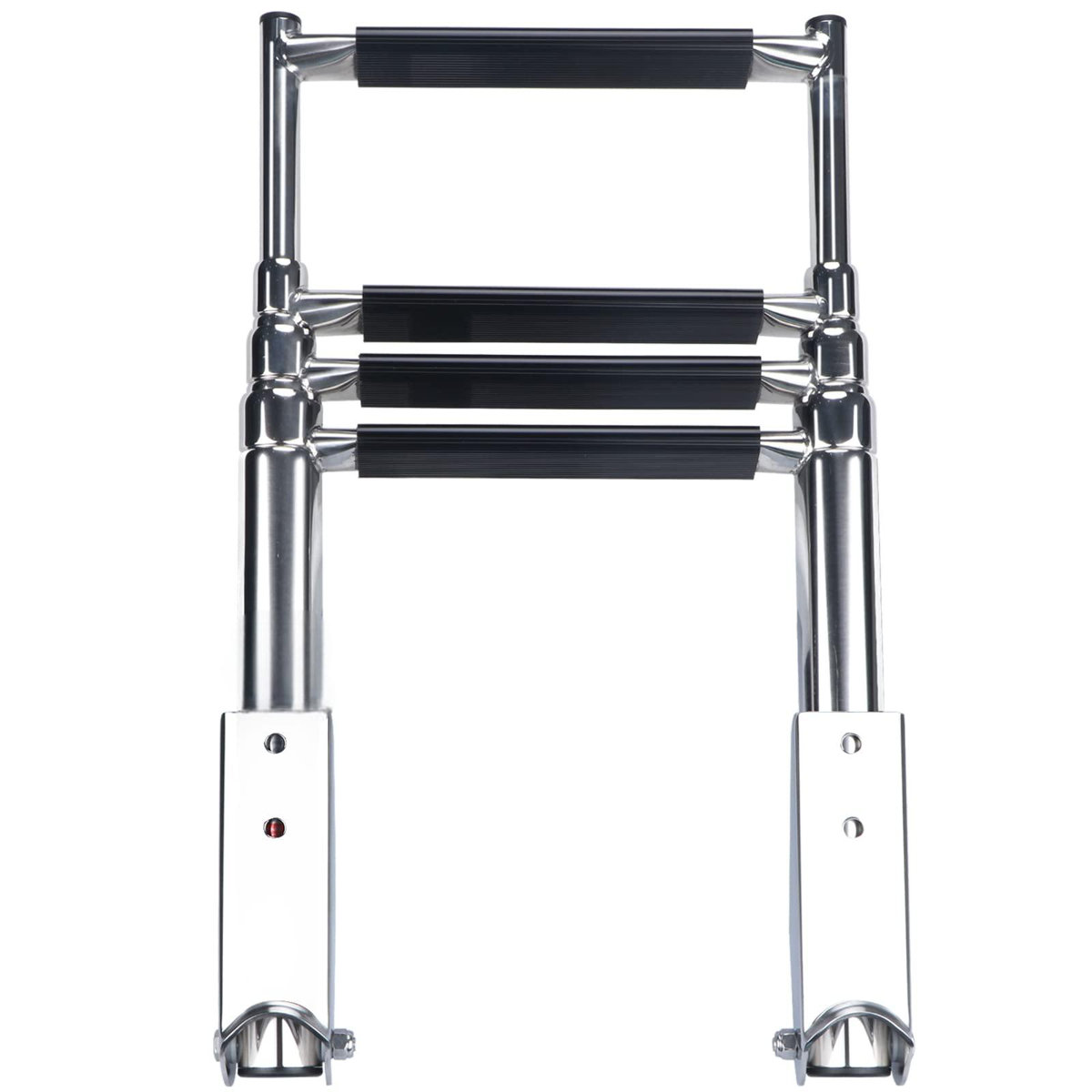 Ivy Bronx 4 Step Boat Ladder, Stainless Steel Telescopic 4 Step Pontoon ...