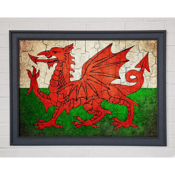 Happy Larry Welsh Dragon - Single Picture Frame Art Prints | Wayfair.co.uk