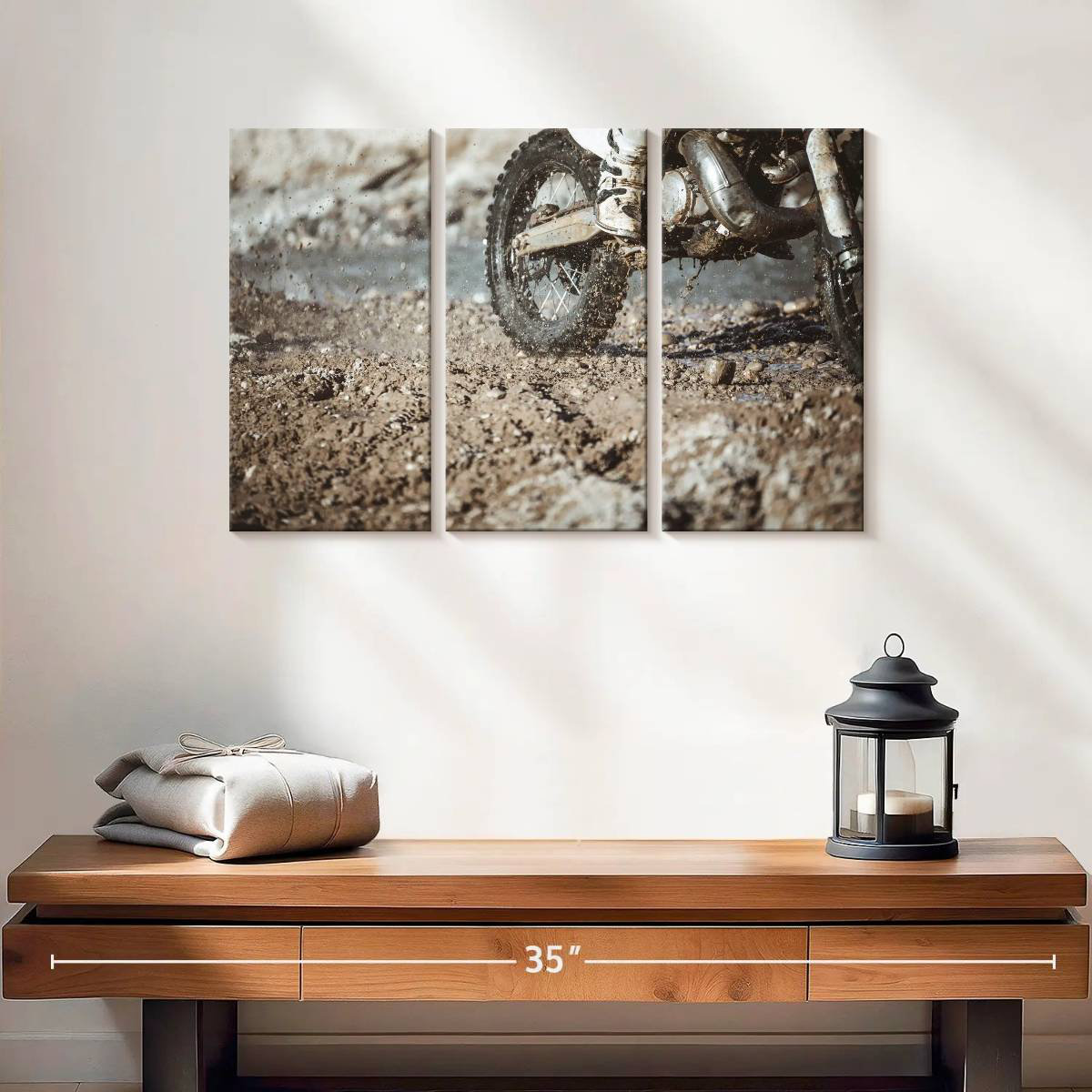 Ebern Designs Sireci Muddy Motorcycle | Wayfair