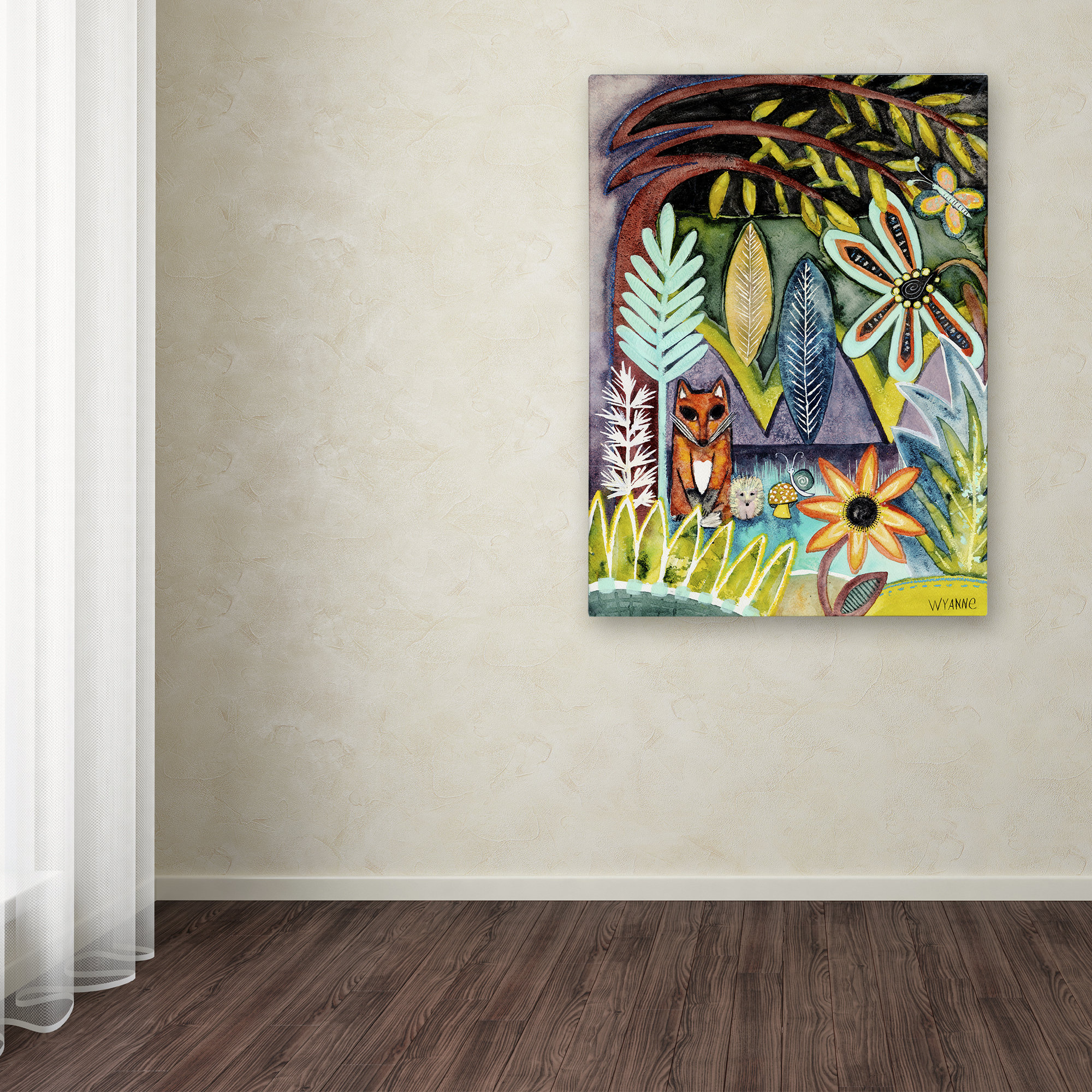 Winston Porter Berkley 'The Fox and the Hedgehog' Canvas Art | Wayfair