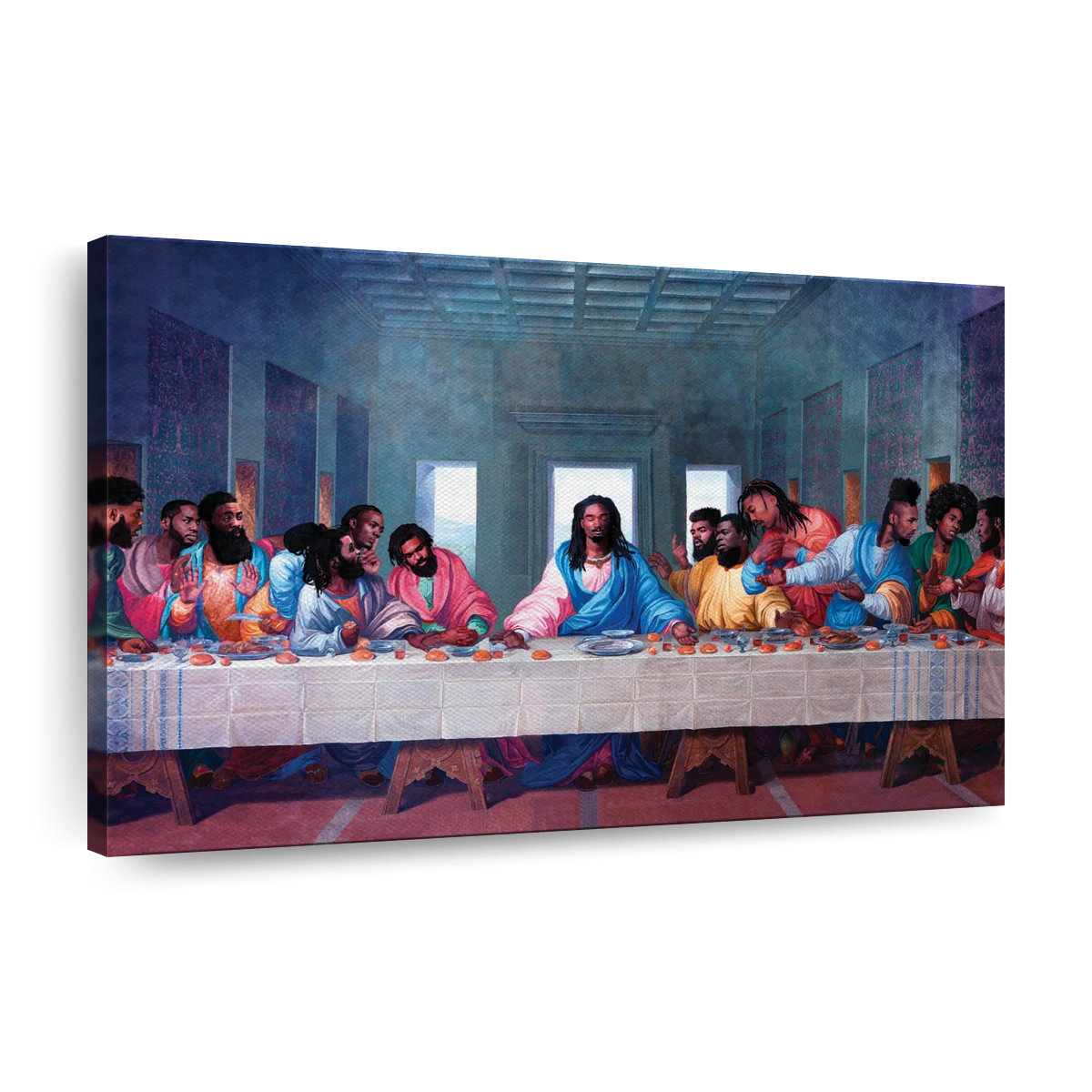 Charlton Home Black Last Supper I Canvas Print - Wayfair Canada