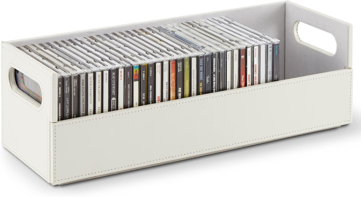Ebern Designs CD Storage Box, Organizer Shelf for Movie Cases, DVDs ...