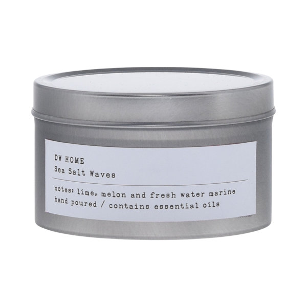DWHome Sea Salt Waves Scented Candle | Wayfair
