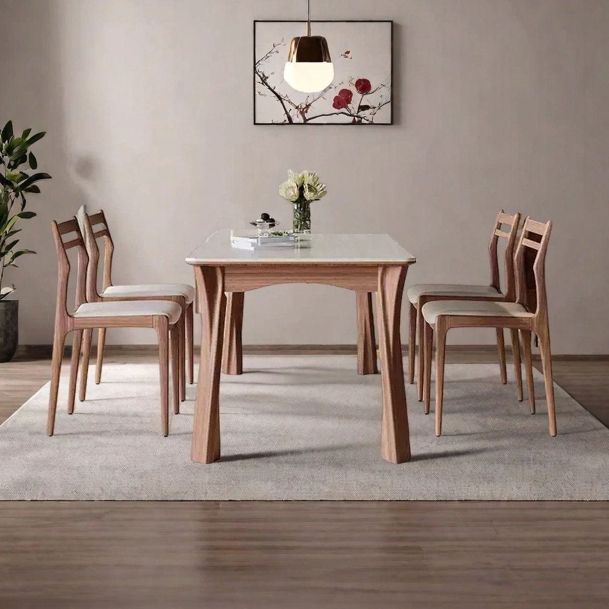 Corrigan Studio® Simple rectangular dining table | Wayfair