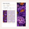 Lark Manor™ Purple Background Wallpaper Elegant Modern Decorative Mural ...