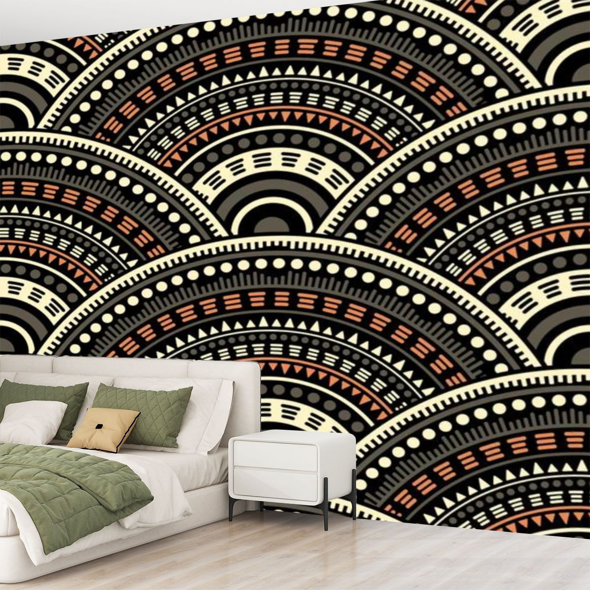 Dakota Fields Peel and Stick Canvas Wallpaper Wall Mural African ...