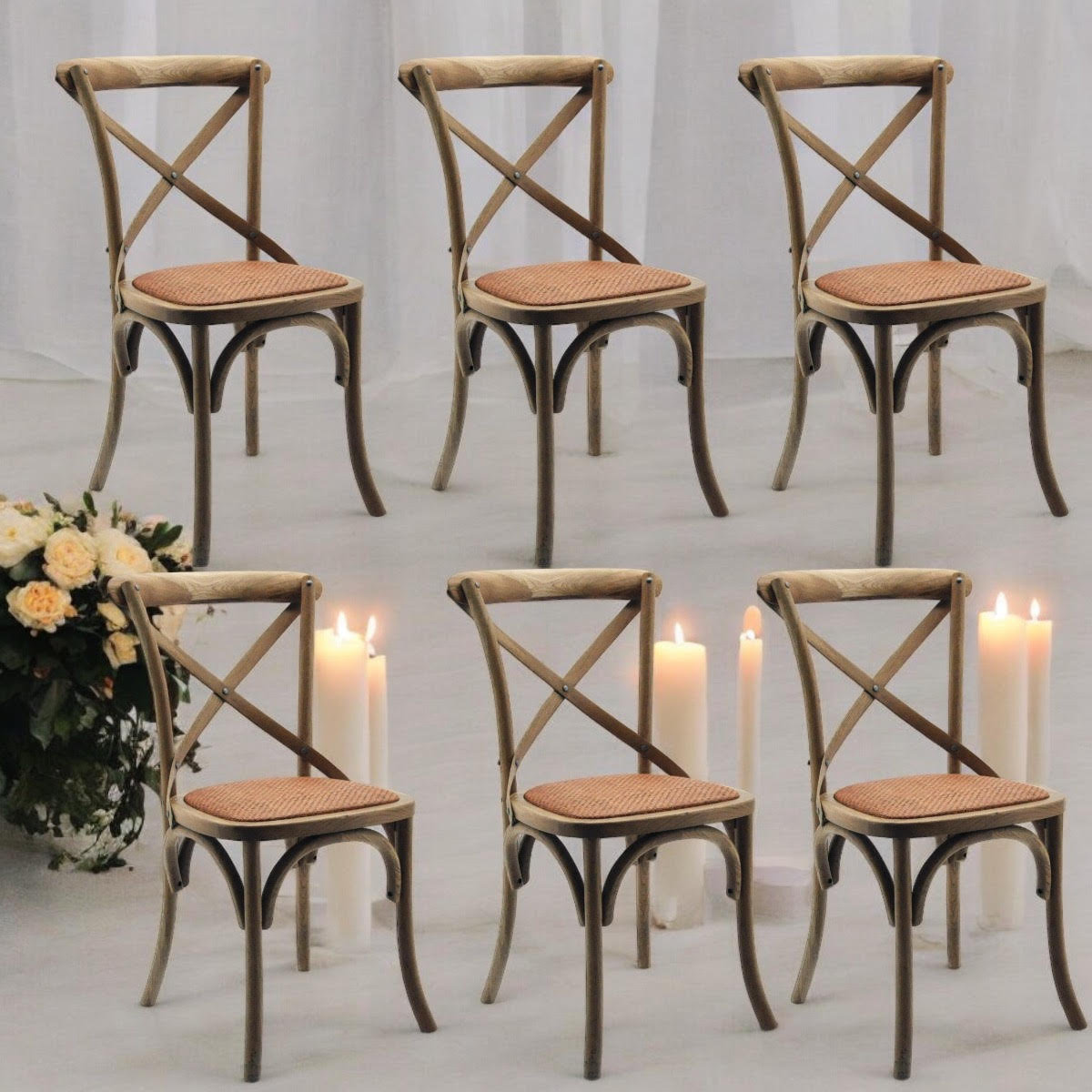 Highland Dunes Dinsmore Cross Back Bistro Dining Chair & Reviews ...