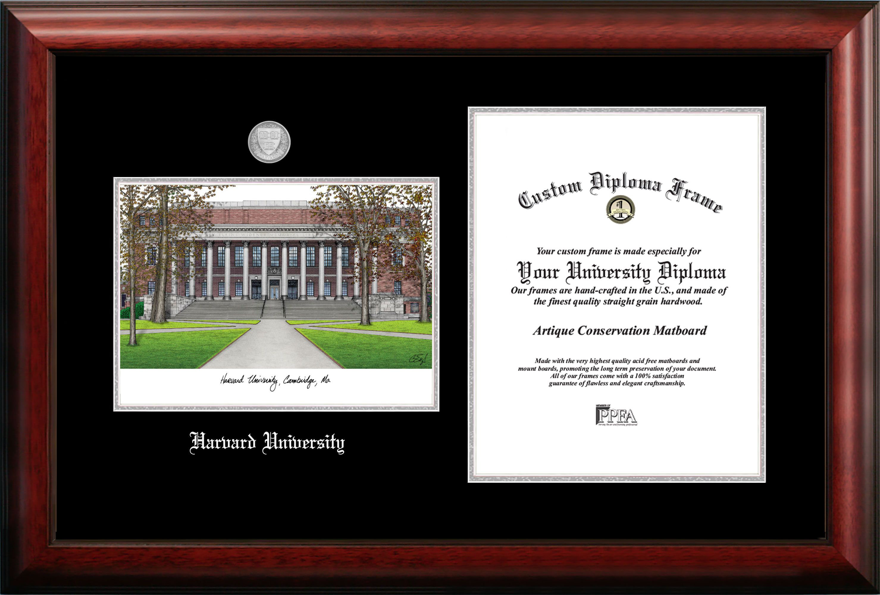 Campus Images Harvard University Picture Frame - Wayfair Canada