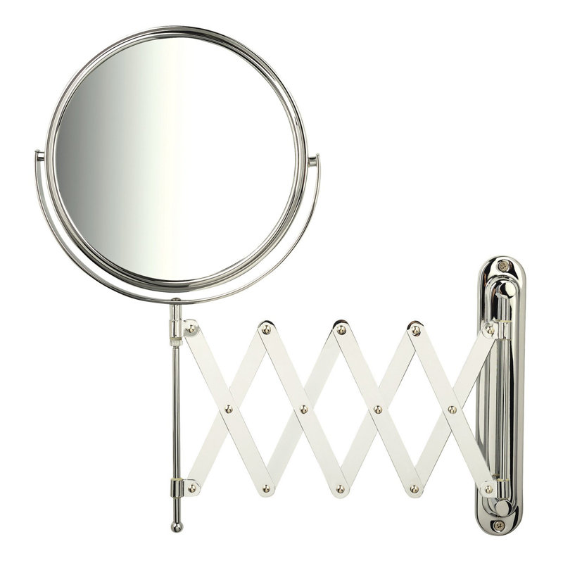 Symple Stuff 8" Wall Mount Magnified Extension Makeup Mirror & Reviews ...