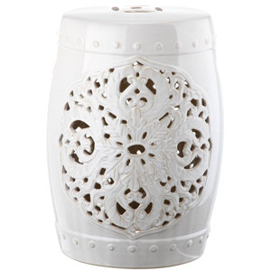 Bungalow Rose Llaneli Ceramic Accent Stool & Reviews | Wayfair