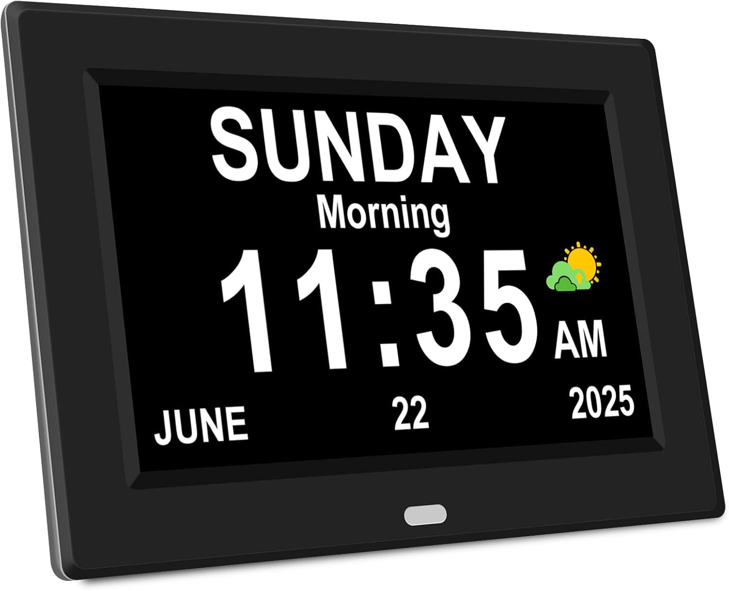 Metro Lane 7In Digital Alarm Clock Seniors Electric Clocks With Date 4 ...