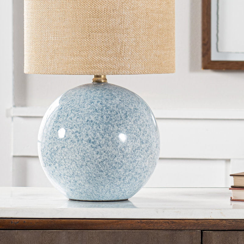 Mercer41 Costal 18" Light Blue Ceramic Table Lamp | Wayfair