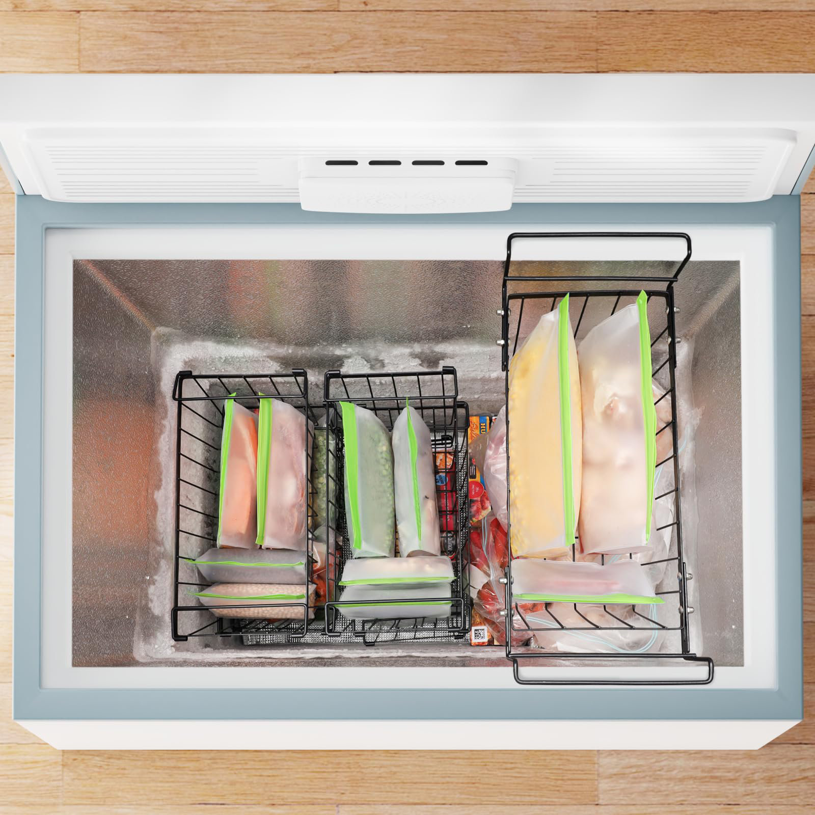 Prep & Savour Reusable Sandwich Bags - 10 Pack Food Storage Bags BPA ...