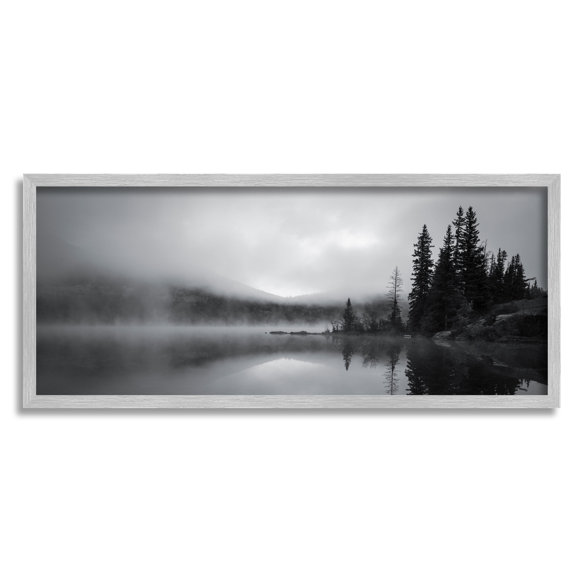 Stupell Industries Misty Lake Photography by Daniel Sproul | Wayfair