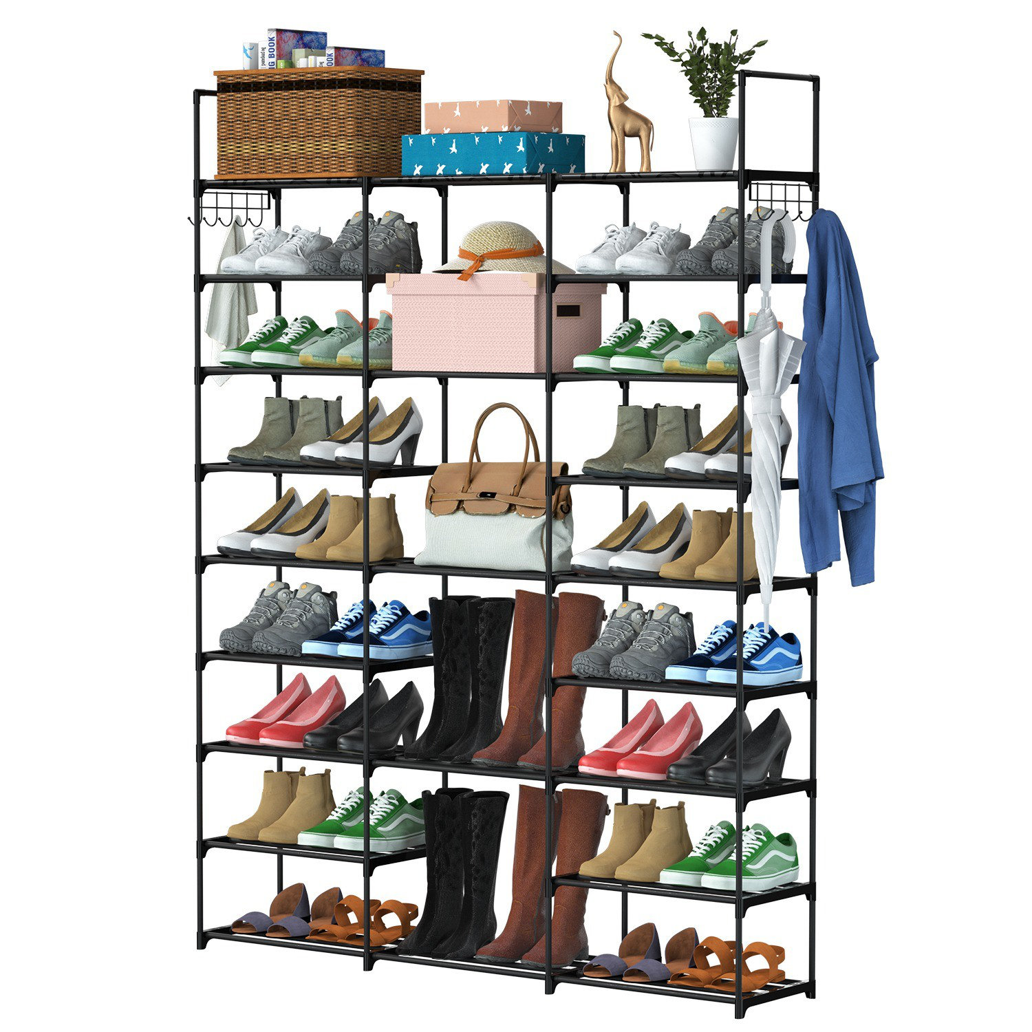 Rebrilliant 50 Pair Shoe Storage | Wayfair