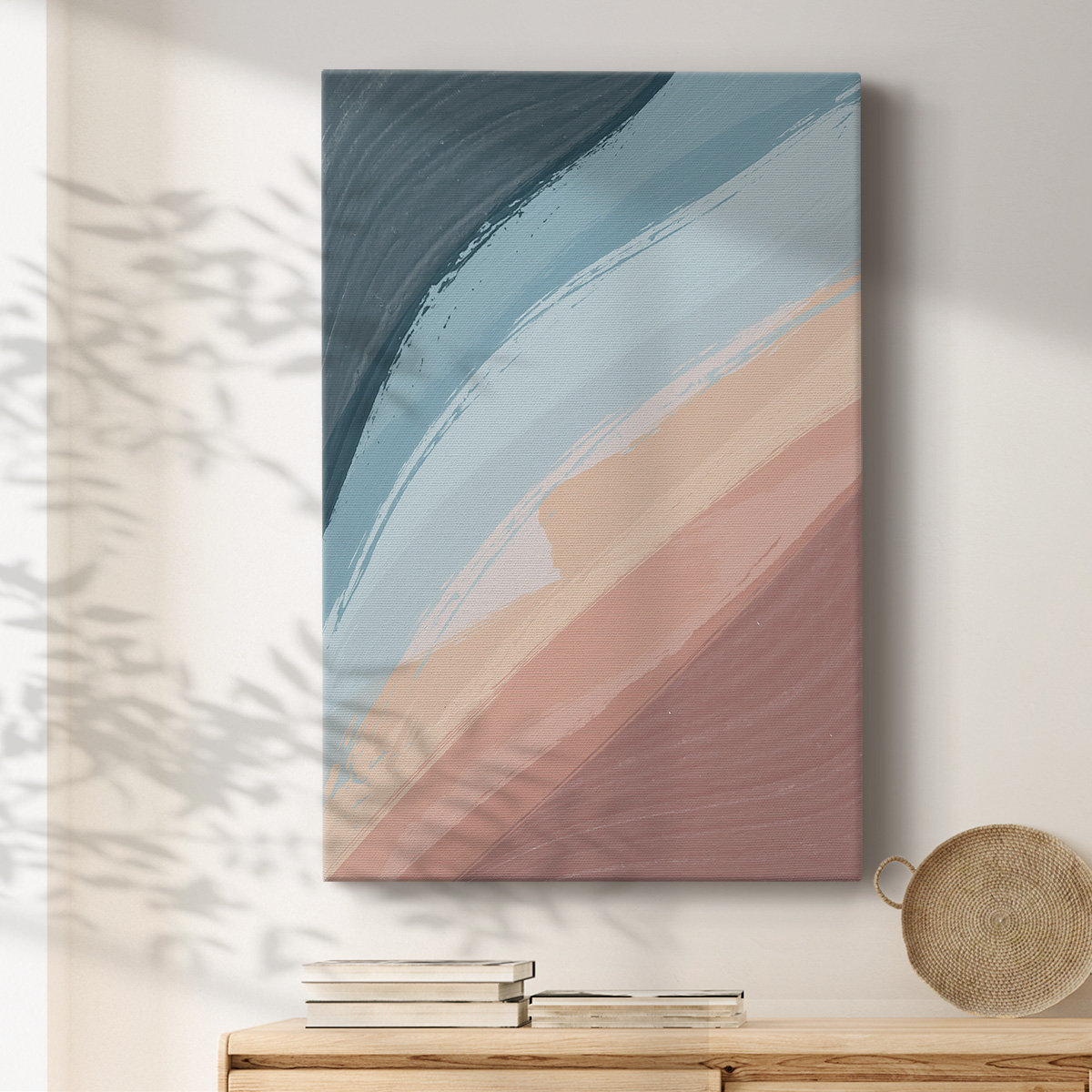 Wrought Studio™ Waters Rolling - Wrapped Canvas Print | Wayfair