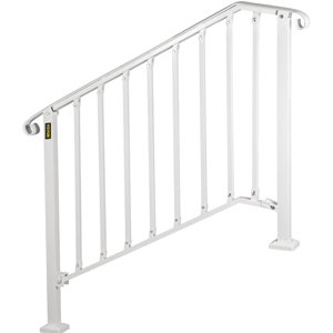 Red Barrel Studio® Fegley Metal Handrail Stair Railing & Reviews | Wayfair