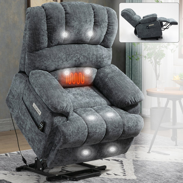Latitude Run® Comfortable Power Lift Recliner Chair with Advanced ...