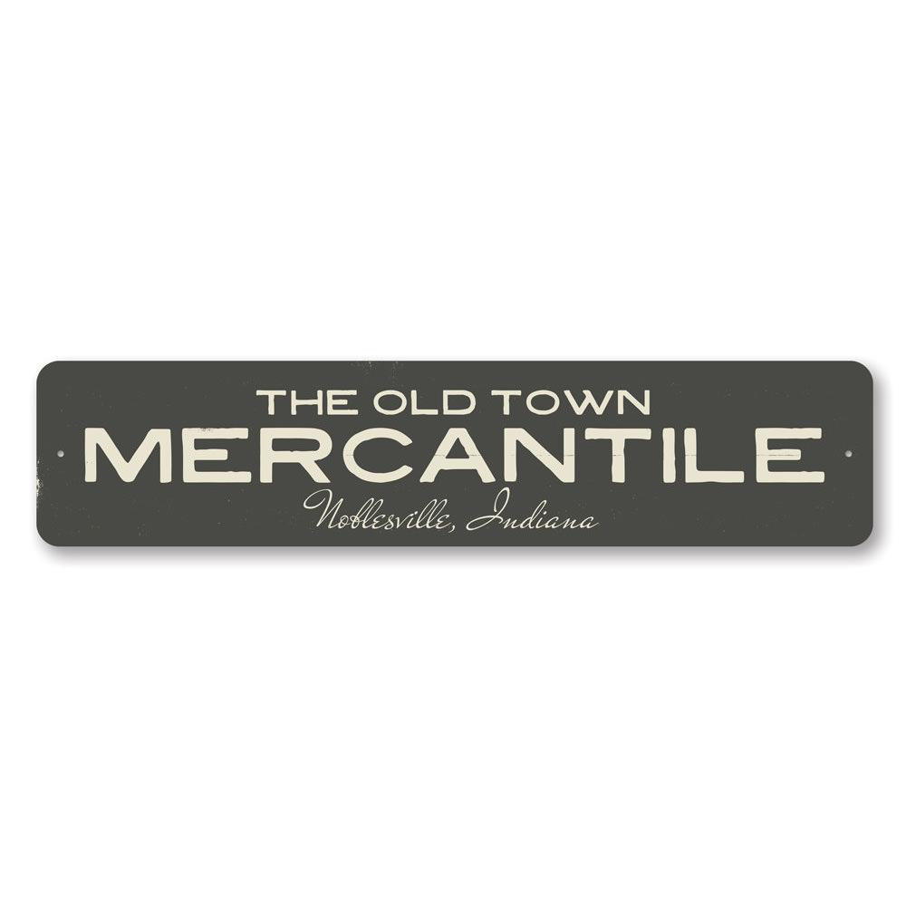 Lizton Sign Shop, Inc The Old Town Mercantile Aluminum Sign | Wayfair