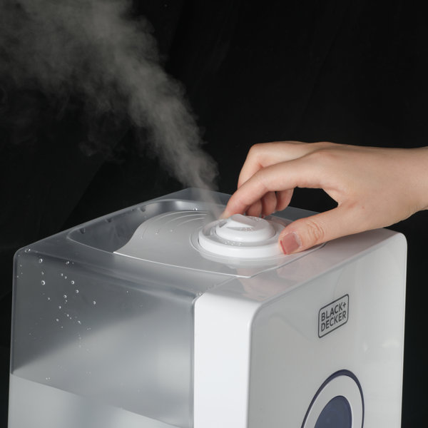 BLACK+DECKER 1.45 Gal. Cool Mist Ultrasonic Console Humidifier 600 Sq ...