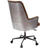Benzara Furniture Salvol Ergonomic Leather Office Chair With 360 ...