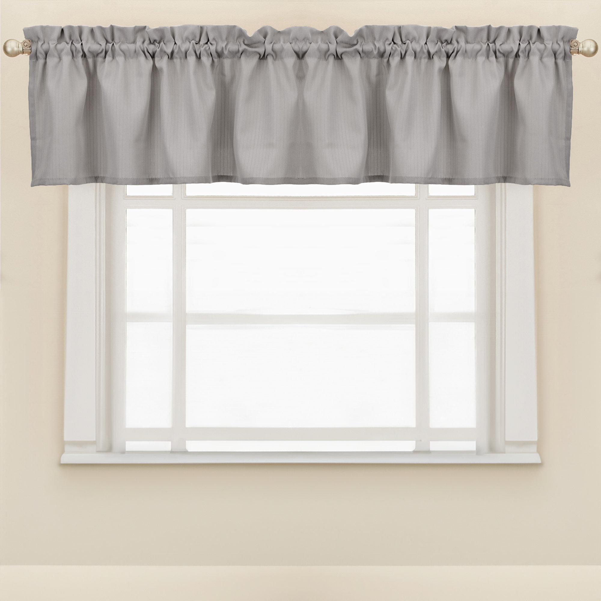 Charlton Home® Ennis Curtain Window Valance & Reviews | Wayfair