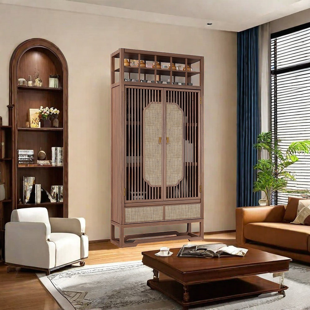 Parttlion New Chinese style solid wood display case bookcase - Wayfair ...