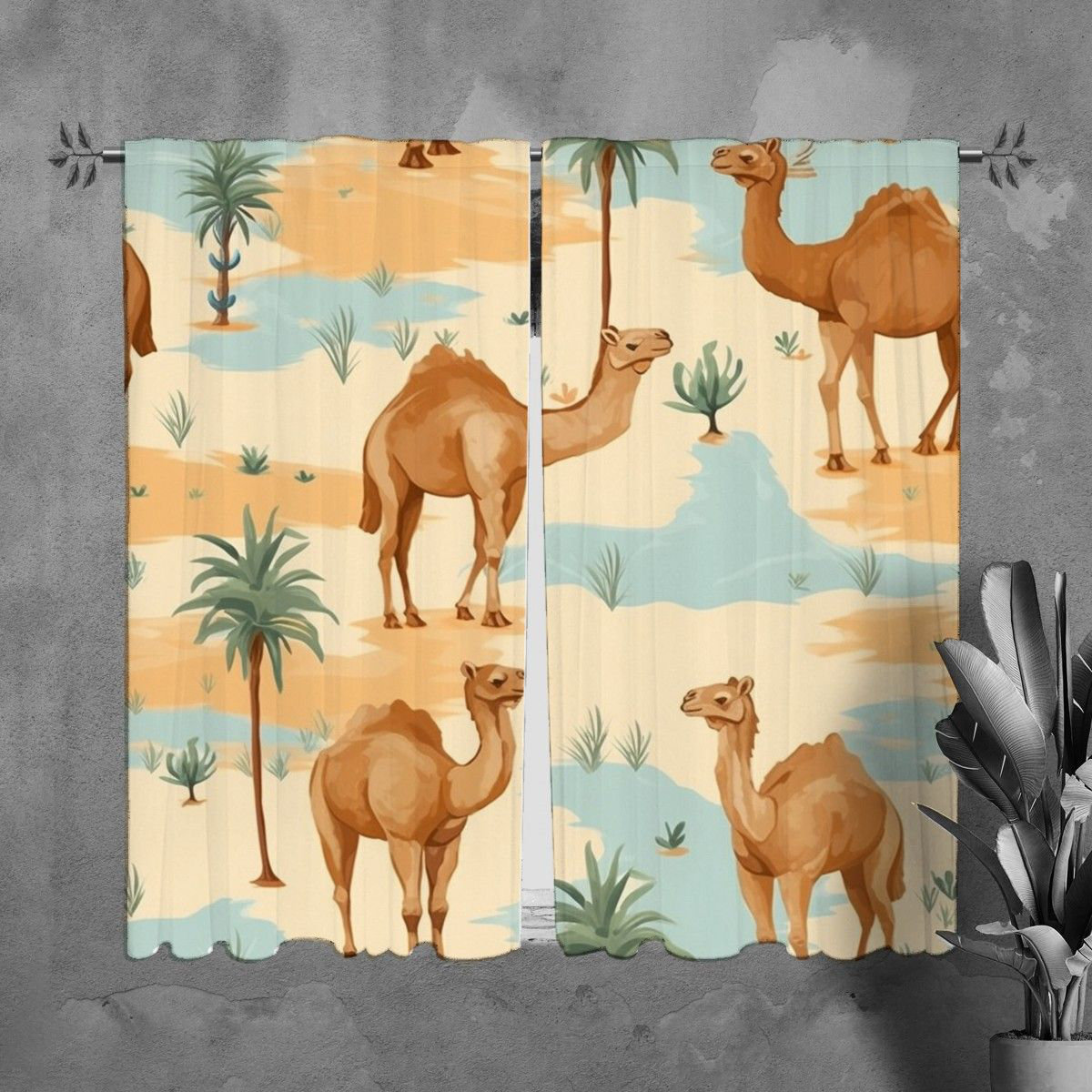 East Urban Home Temoor Polyester Room Darkening Curtain Pair | Wayfair