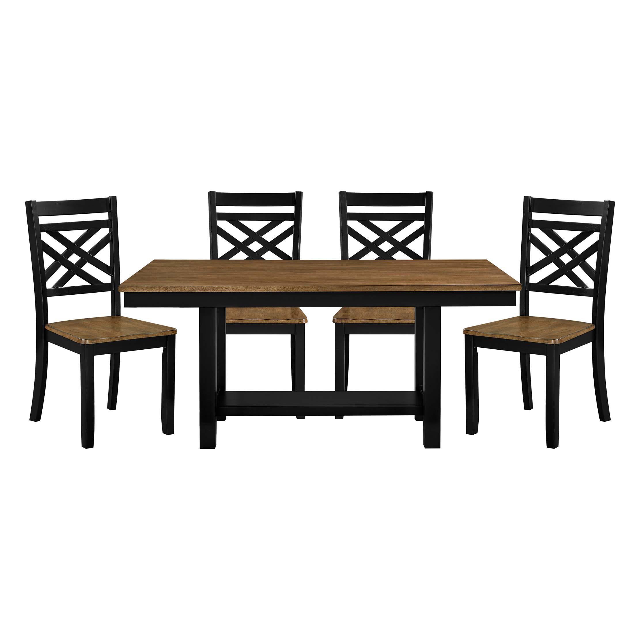 August Grove® 59" Round Dining Set With Pedestal Base | Wayfair