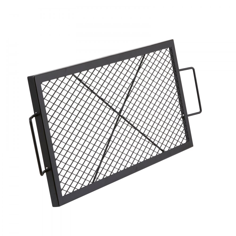 Stellweilan Tessberg X-Marks Fire Pit Grill Grate, Rectangle Cooking ...