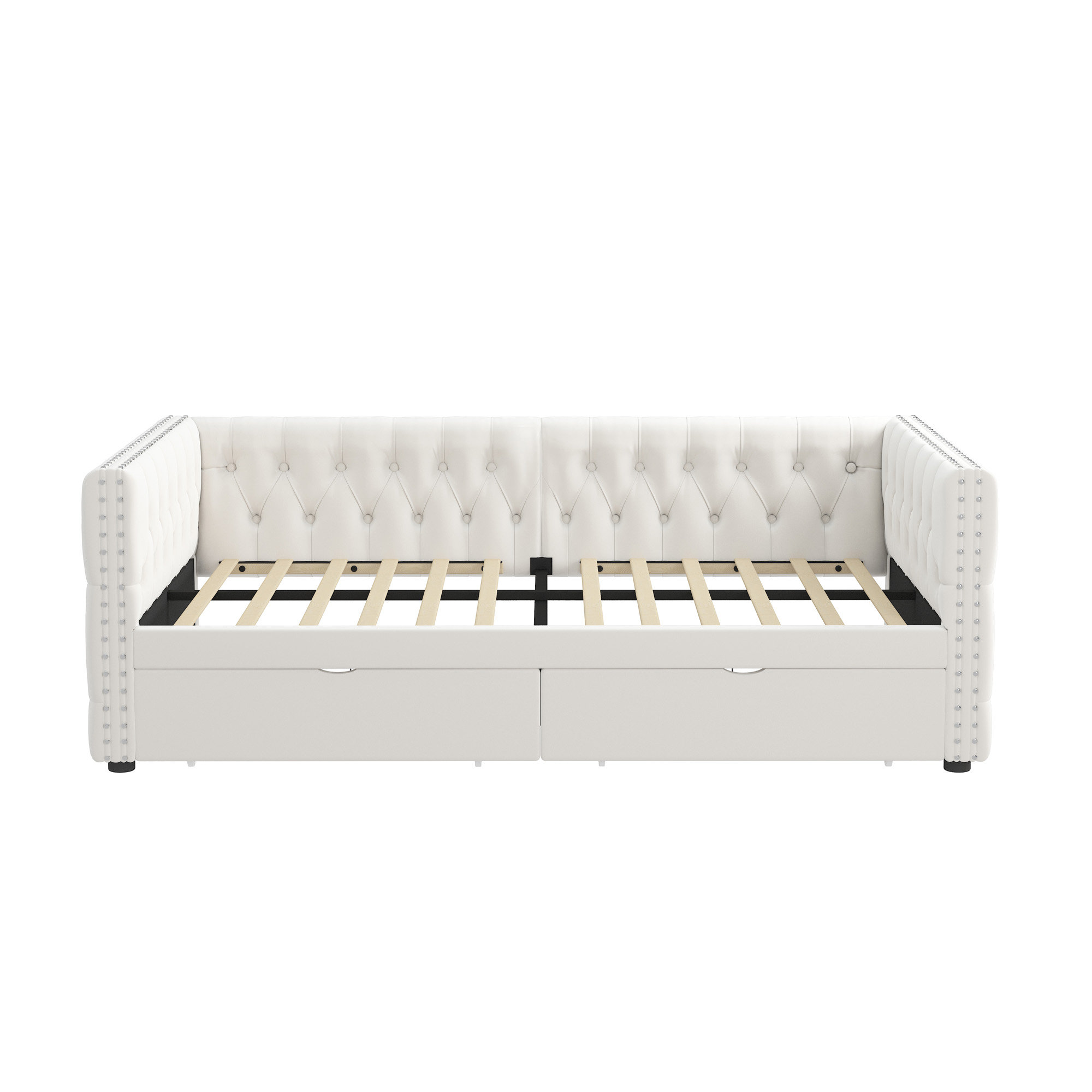 House of Hampton® Versatile Twin Size Daybed With Storage And Stylish ...