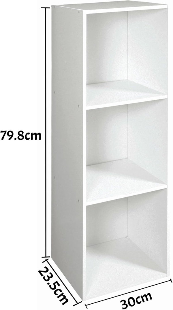 17 Stories 3 Tier Cube Unit-white & Reviews | Wayfair.co.uk
