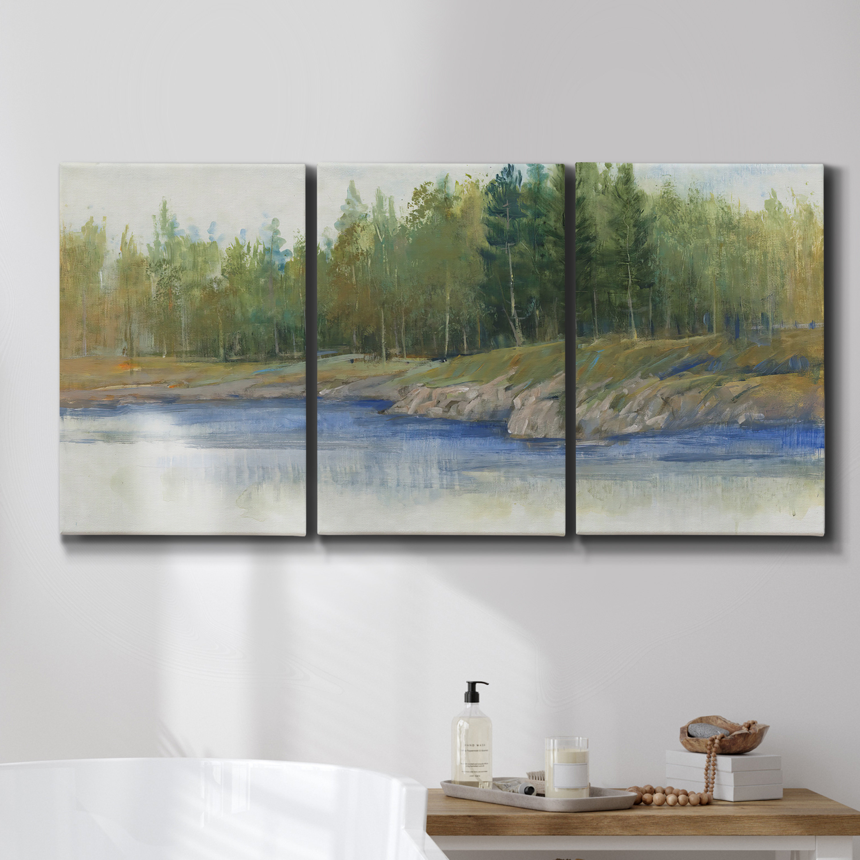 Wexford Home Claude Monet Framed On Canvas 3 Pieces by Monet Print ...