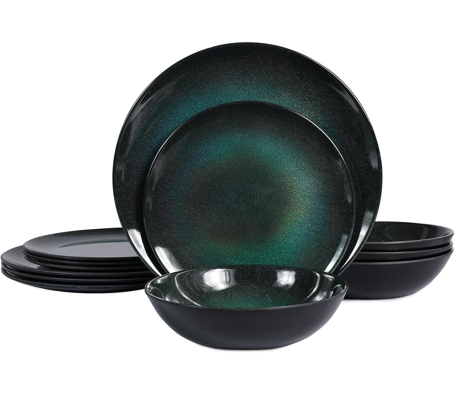 Latitude Run® Dinnerware Set 12Pcs Plates And Bowls Set | Wayfair