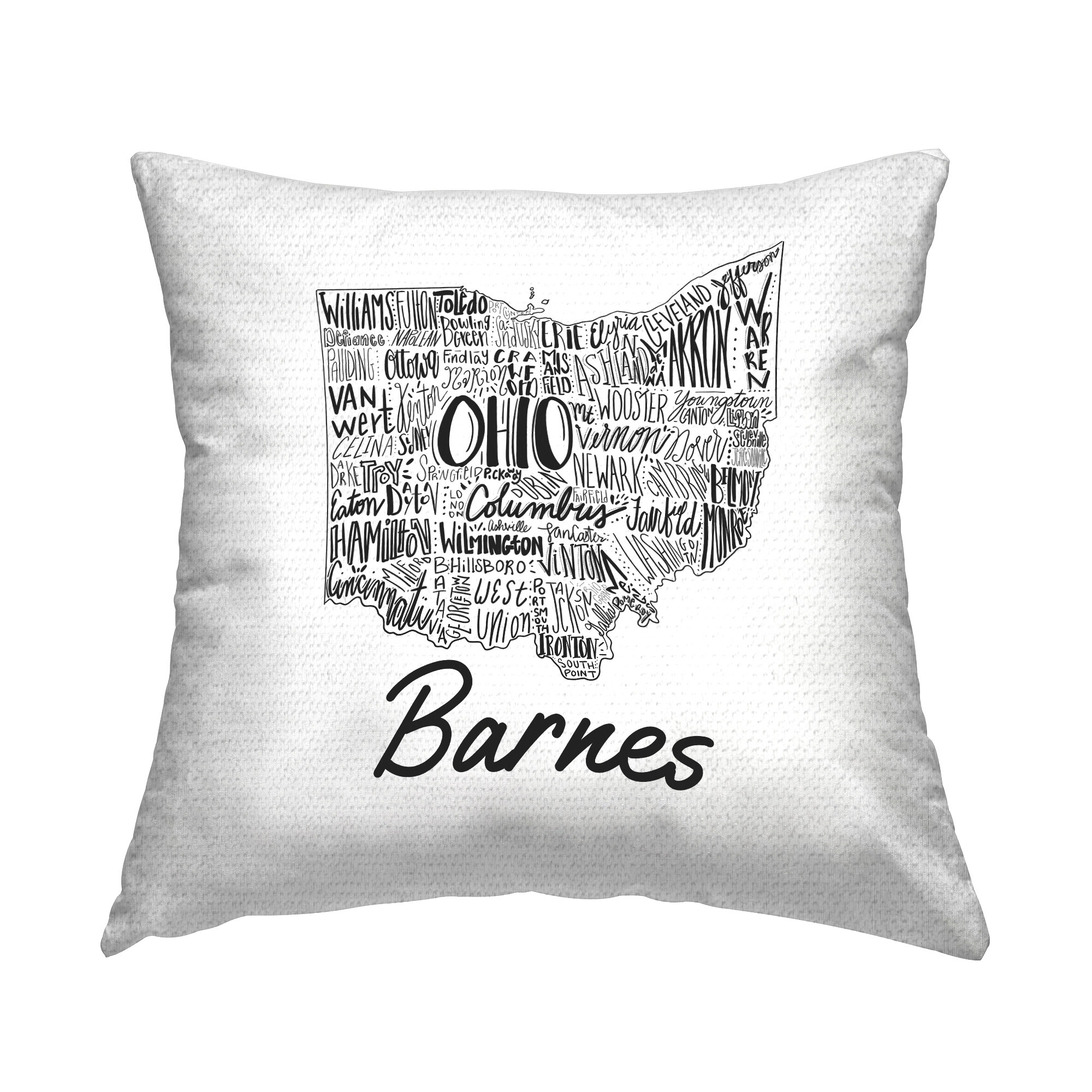 Stupell Industries Ohio State Cities Personalized Outdoor Printed ...