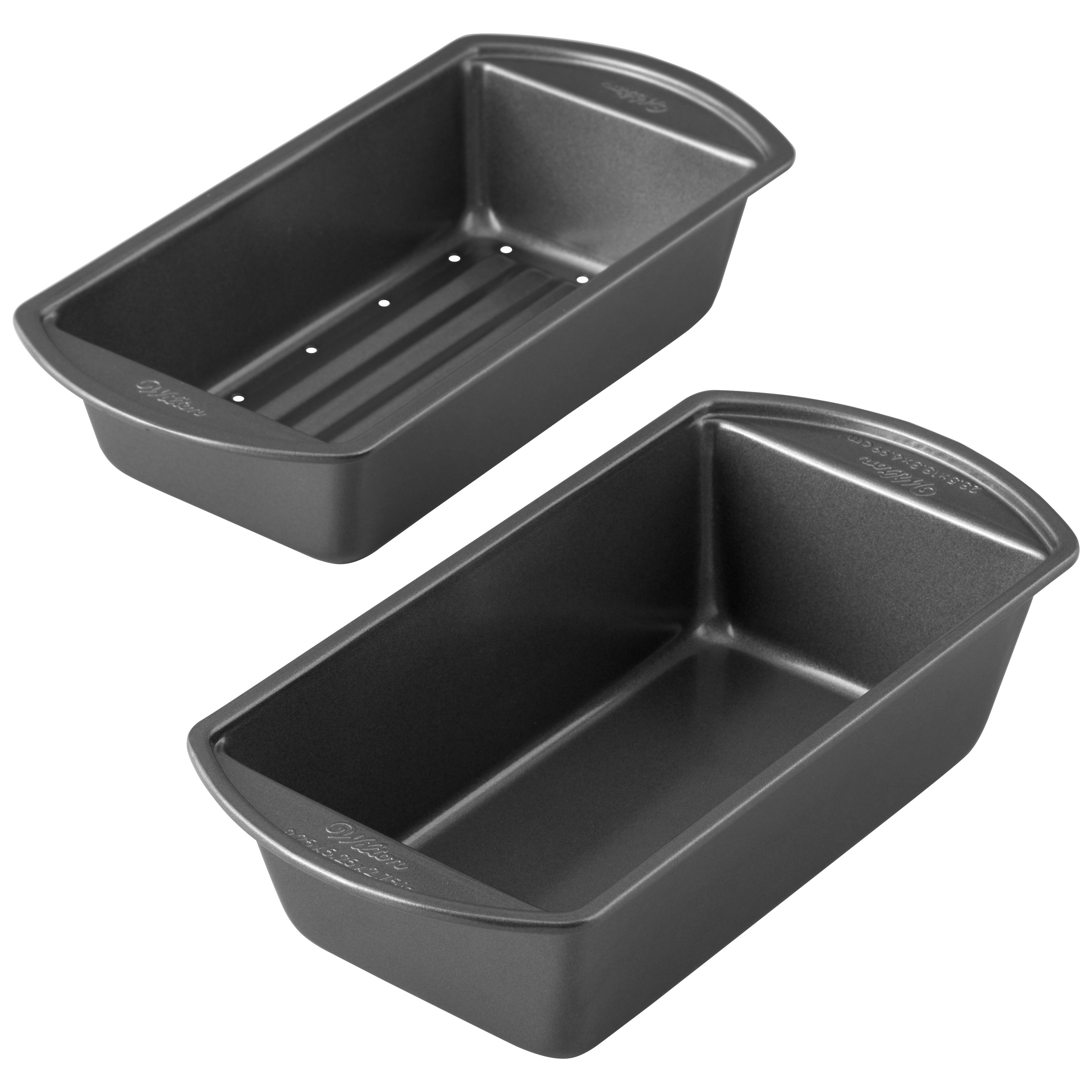 Wilton 5.25'' W x 9.25'' L Non-Stick Steel Meatloaf Pan & Reviews | Wayfair