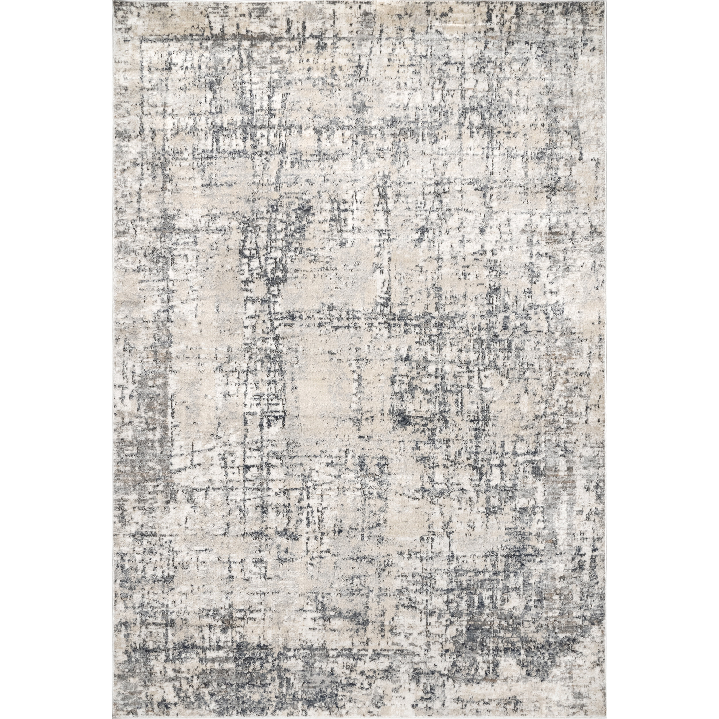 17 Stories Britlynn Abstract Beige/Gray Area Rug & Reviews | Wayfair
