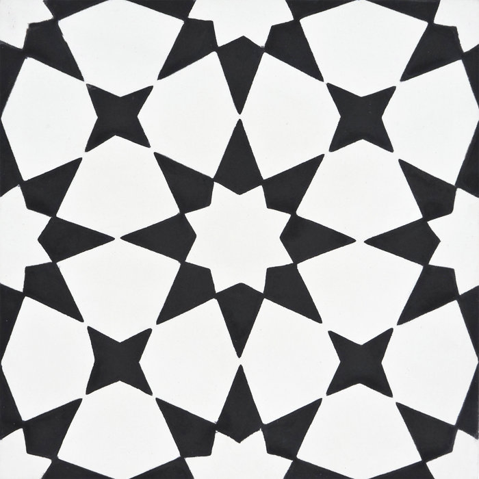Moroccan Mosaic Tile House Medina 8" x 8" Cement Patterned Wall & Floor ...