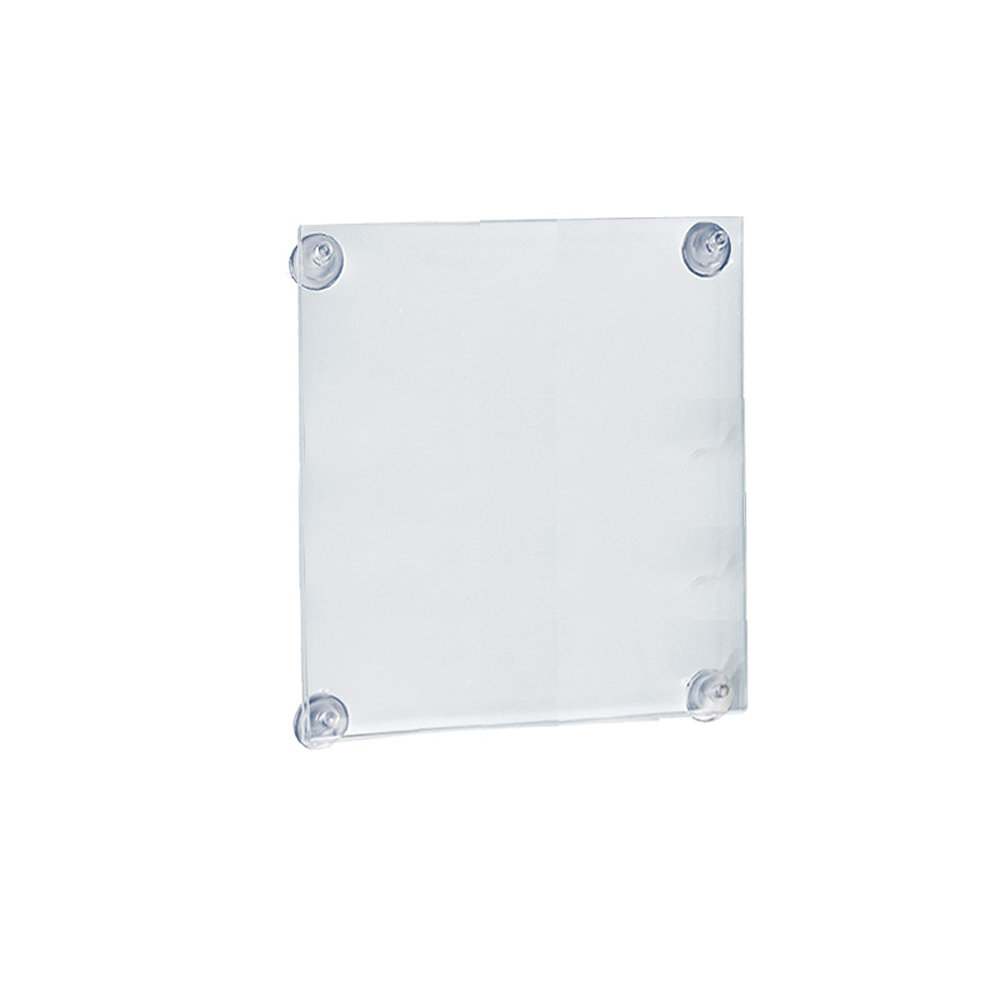 Azar Displays Clear Acrylic Window/Door Sign Holder Frame with Suction ...