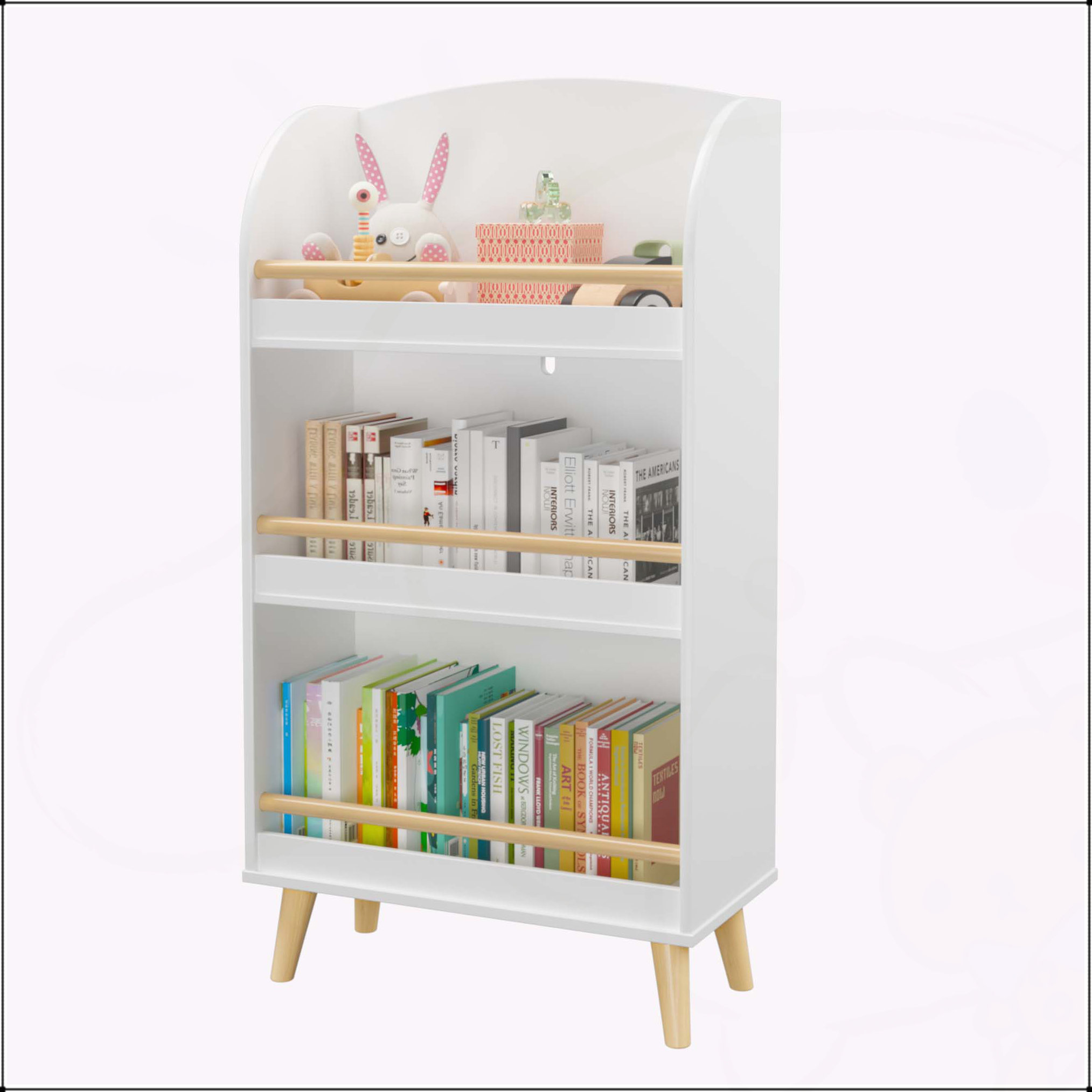 Isabelle & Max™ Versatile Kids Bookshelf with Sturdy Construction and ...