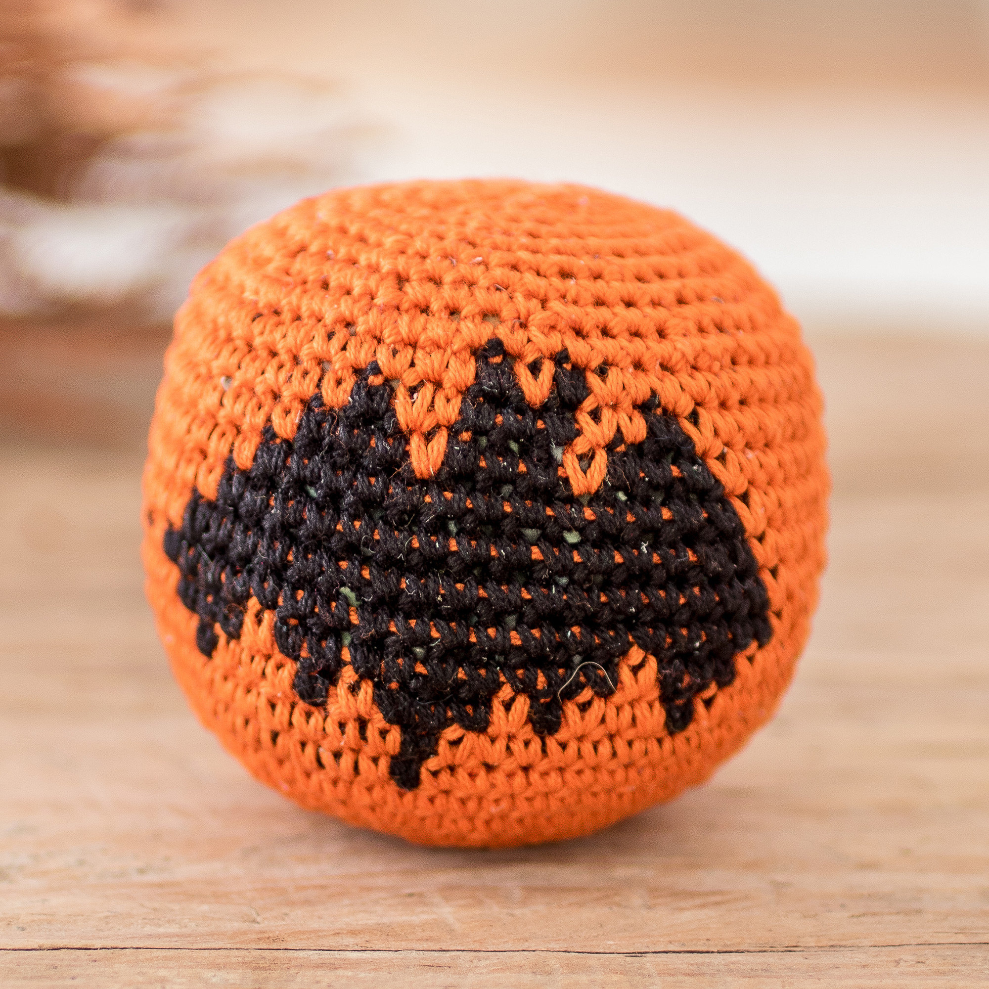 The Holiday Aisle® Handmade Playful Bat Cotton Hacky Sack | Wayfair