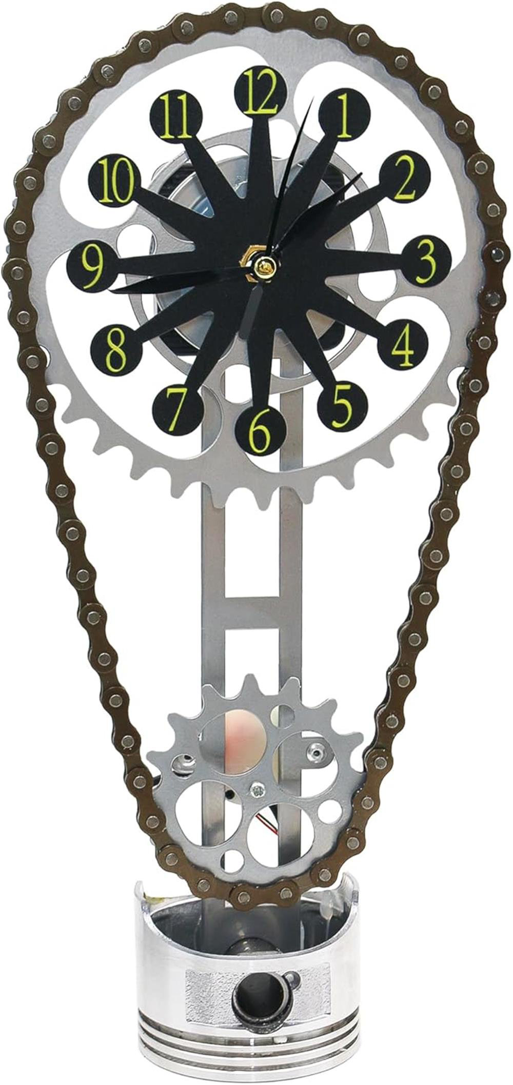 17 Stories Metal Version Rotating Gear Clock | Wayfair
