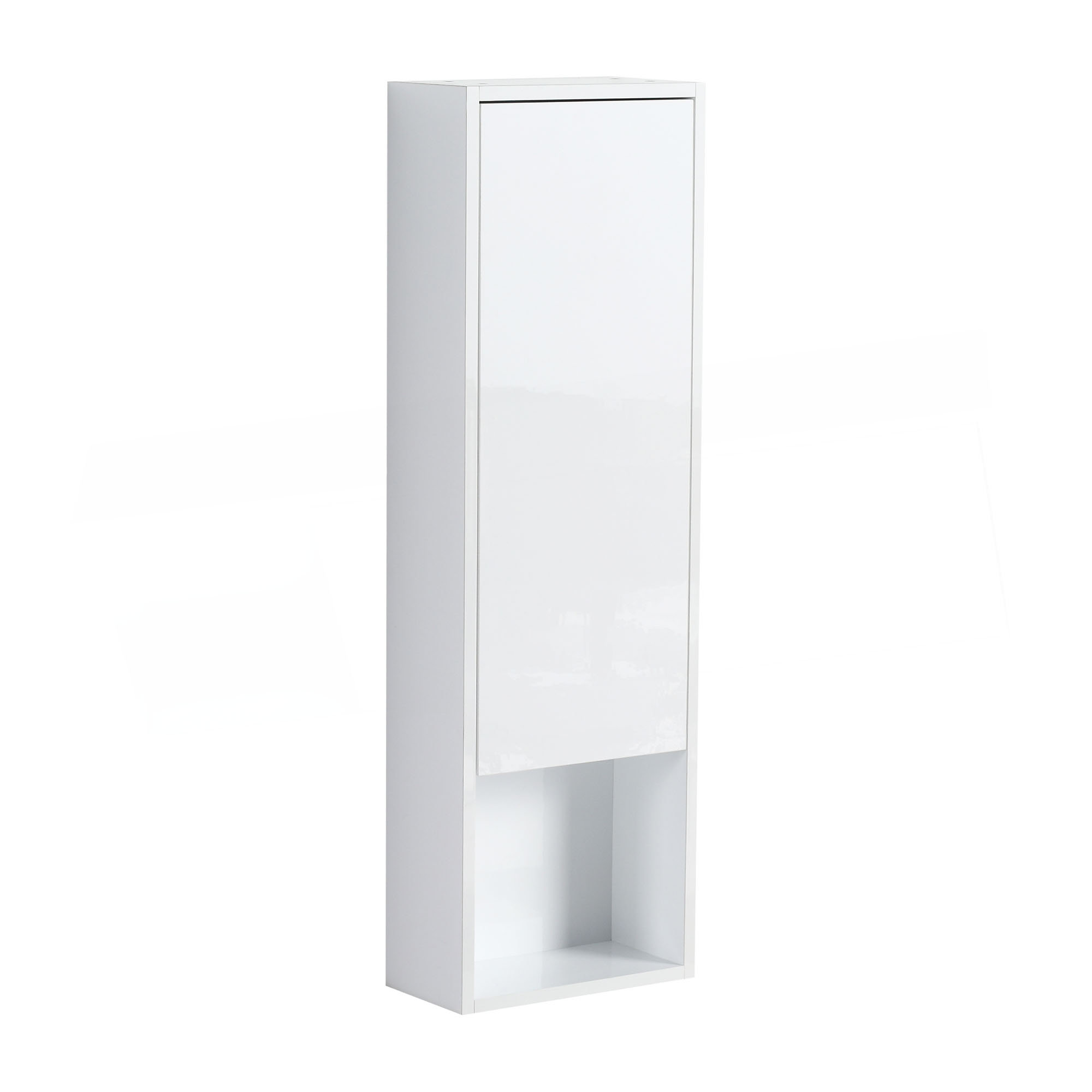 Wrought Studio™ 12" Bathroom Wall Cabinet, Soft Close Doors, Float ...