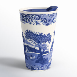 Spode Blue Italian Travel Mug 8Oz & Reviews | Perigold
