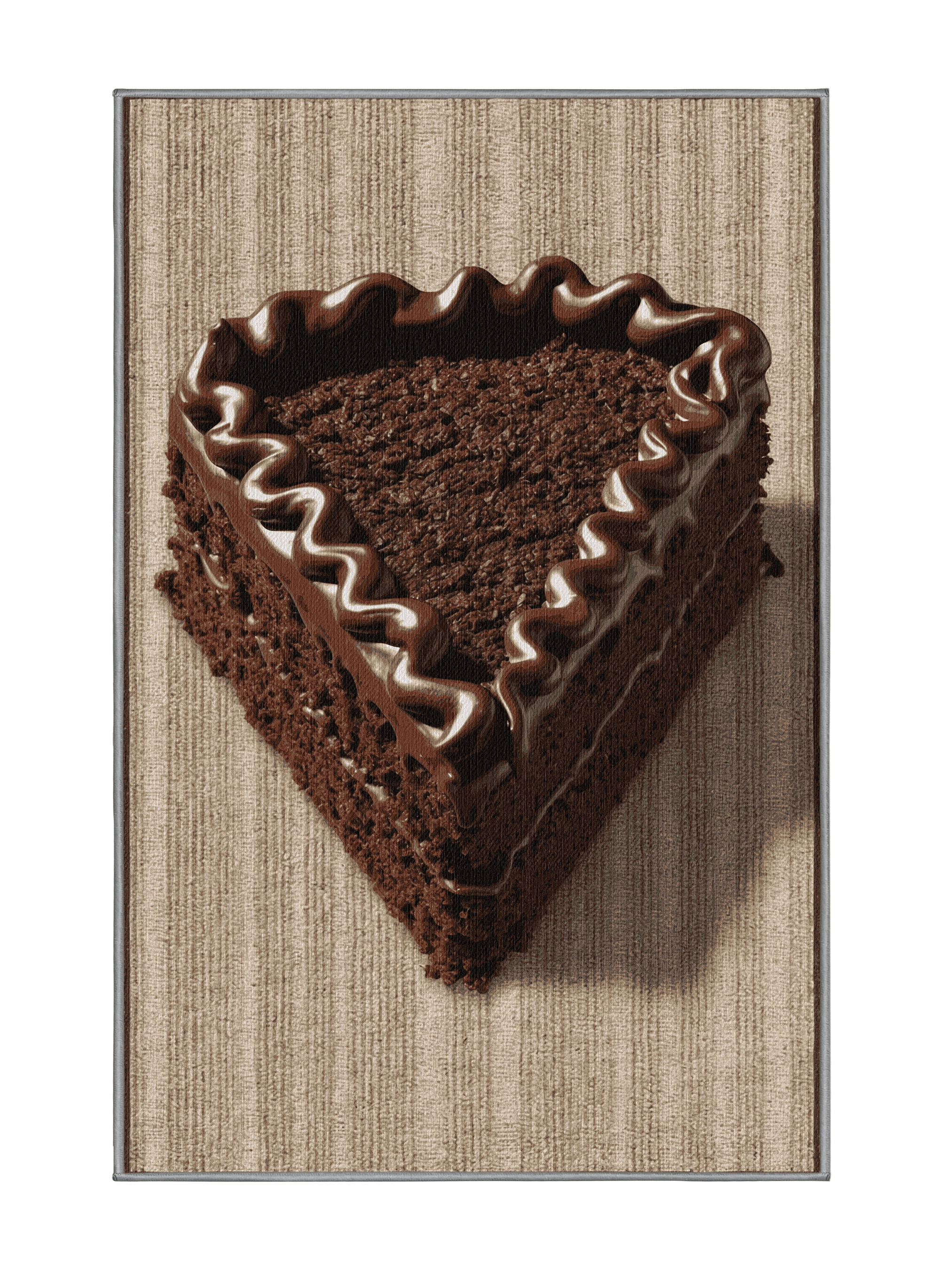 Corrigan Studio® Washable Chocolate cake Desserts Area Rug | Wayfair