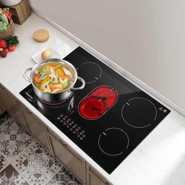 AMZCHEF 30"" Electric Cooktop & Reviews | Wayfair